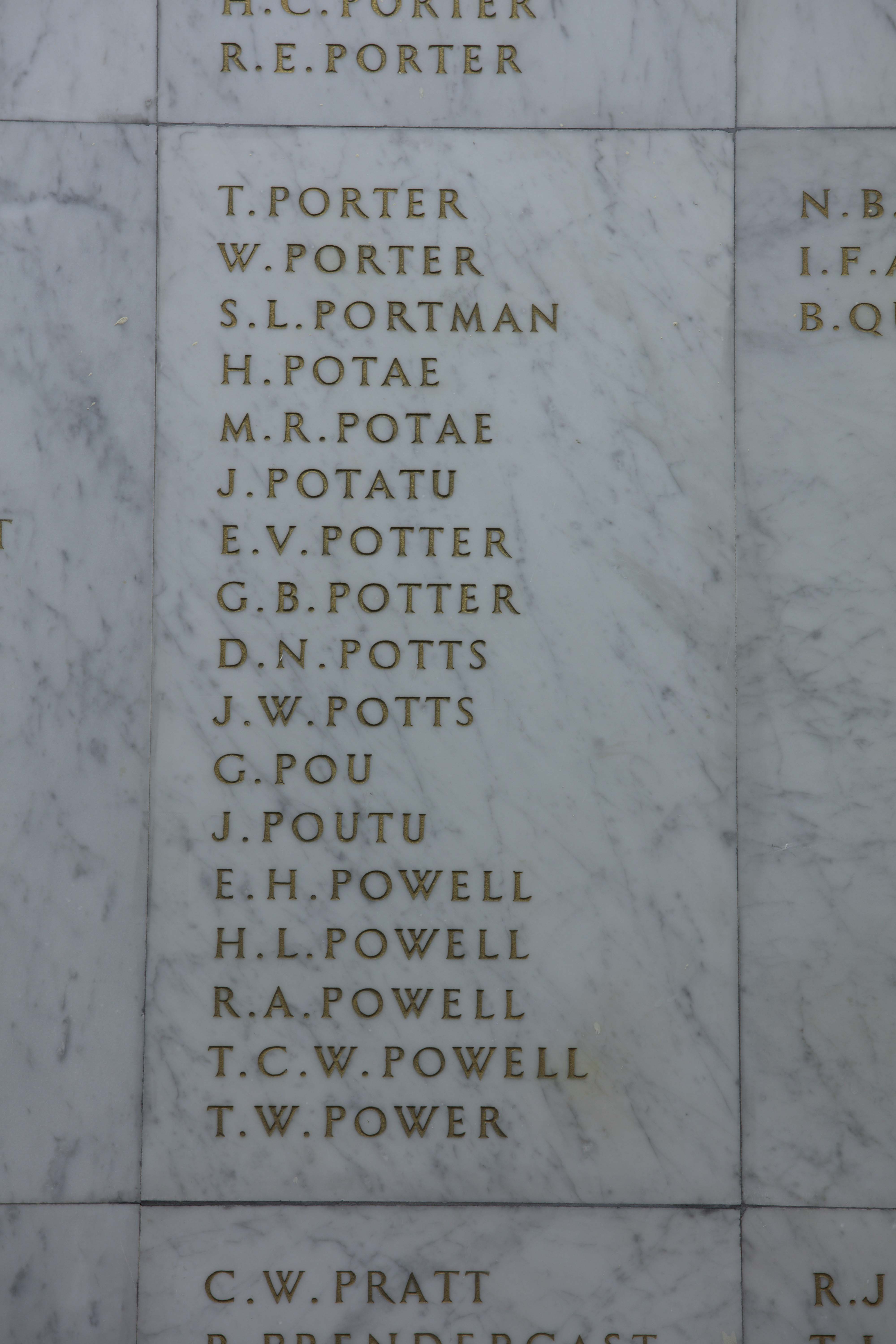 Tei Porter - Online Cenotaph - Auckland War Memorial Museum