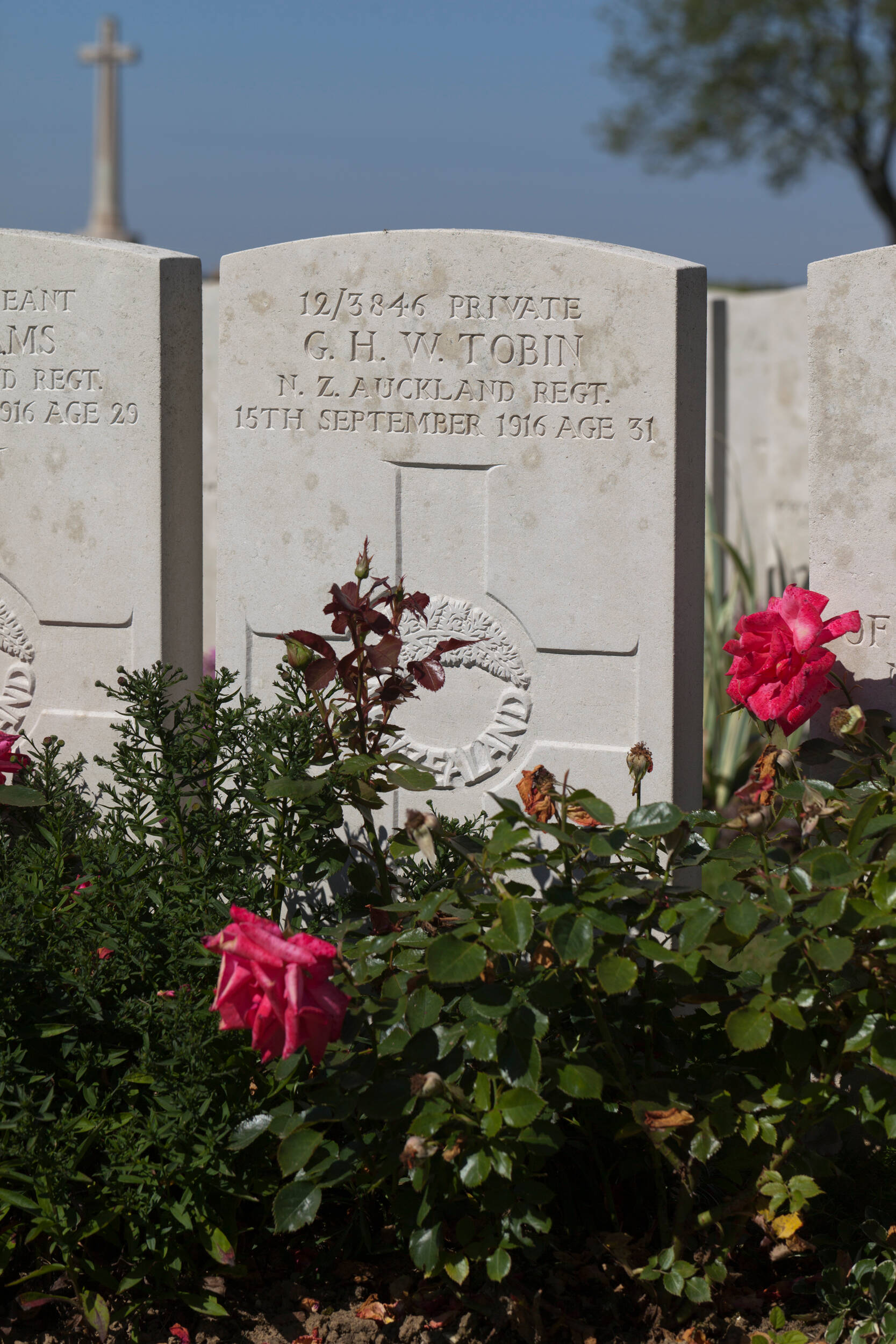 George Henry Webbe Tobin - Online Cenotaph - Auckland War Memorial Museum