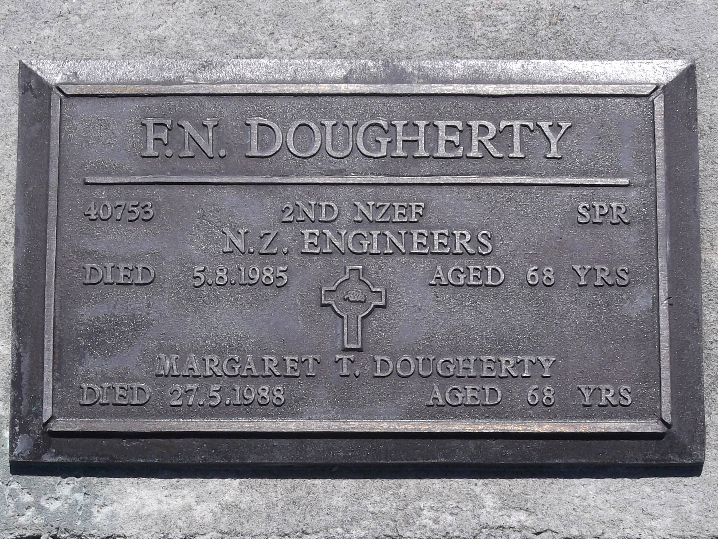 Francis Neil Dougherty - Online Cenotaph - Auckland War Memorial Museum