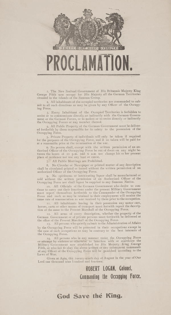 Occupying Force - Blog - Auckland War Memorial Museum
